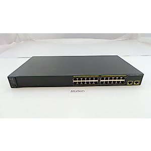 Cisco WS-C2960-24TT-L Catalyst 2960 24 10/100 + 2 1000BT (Renewed)