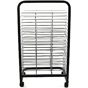 CENAP Art Drying Racks, Art Mobile Drying Racks with Wire Racks, Mobile classrooms, Art Studios, Drying Racks for Educational Products, Drying and Printing Racks (Size : 25-Layer)