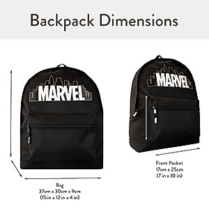 Marvel Kids Backpack Black