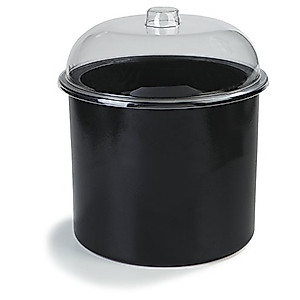 Carlisle FoodService Products Coldmaster Ice Cream Server Insulated Crock with Lid for Kitchens and Restaurants, Plastic, 3 Gallons, Black