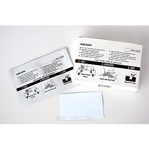 HouseLabels 2.1" x 3.425" Thermal Printer Cleaning Cards for Printheads Compatible with DYMO, Brother, Zebra and Other Thermal Printers, 1 Box of 25 Cleaning Cards