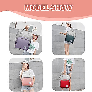 Armbq Diaper Bag Backpack Waterproof Multi-Function Diaper Bag for Baby Care Travel Essentials Baby Bag for Mom Large Capacity Pink