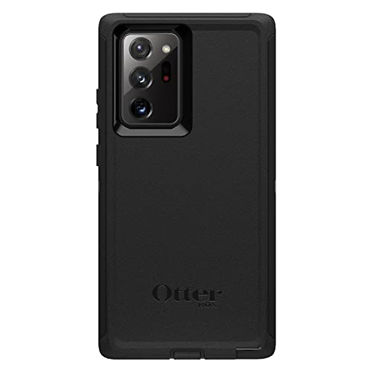 OtterBox Galaxy Note20 Ultra 5G Defender Series Case - BLACK, rugged & durable, with port protection, includes holster clip kickstand