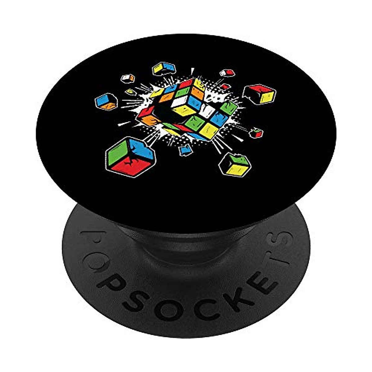 Exploding Cube Speed Cubing Puzzle Master PopSockets Swappable PopGrip