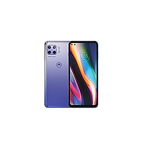 Motorola Moto G Plus 5G Dual-SIM 128GB ROM + 6GB RAM (GSM Only | No CDMA) Factory Unlocked Android Smartphone (Mystic Lilac) - International Version