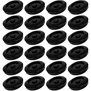 Carlisle FoodService Products 047503 Stackable Tortilla Server with Lid, 7-1/4" / 2", Black (Pack of 24)