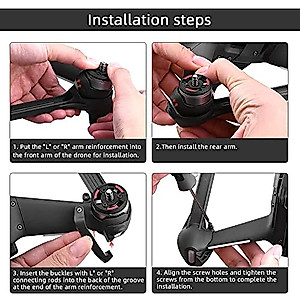 FPV Drone Arm Bracers Accessories for DJI FPV Drone Accessories 1 Pairs