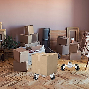 DOITOOL 3pcs 3 Mover push cart dolly appliance cart wheel moving dolly furniture dolly furniture moving dolly rotary tool trolly dolly cart roller carbon steel to rotate home appliances