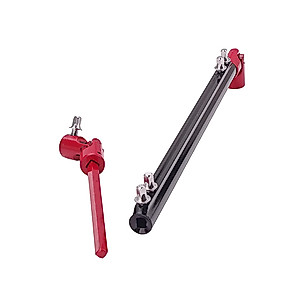 Alnicov Bass Drum Pedal Drive Shaft，Double Drum Pedal Link Bar， Replacement for Drum Kit Black