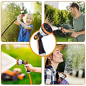 FENERI Water Hose Nozzle Sprayer Heavy Duty Comes With Adjustable 10 Spray Pattern Thumb Control Valve Garden Hose Sprayer Outdoor Pets Garden Hose Nozzle Water Sprayer Hose Sprayer Nozzle Hose Gun