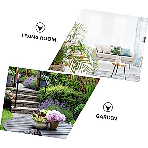 YARNOW 2pcs Pots for Plants Outdoor Plants Wooden Planter Succulents Plants Barrel Planter Succulent Planters Flower Pots Garden Floor Flower Pot Extra Large Wooden Flower Pot