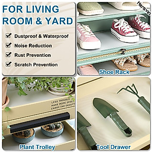 Hersvin Shelf Liners,17.5" x20' EVA Drawer Mats, Cupboard Pad, Kitchen Cabinet Lining Fridge Cushion for Home Office(Clear/Diamond)