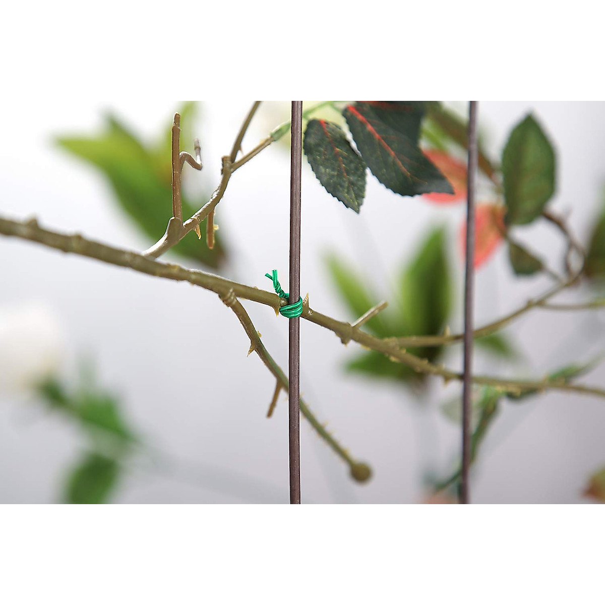 AOMGD 2 Pack 328 Feet (Total 200 m) Twist Tie Multi-Function Garden Plant Wire Ties with Cutter/Cable Tie/Zip Tie/Coated Wire for Gardening, Home, Office