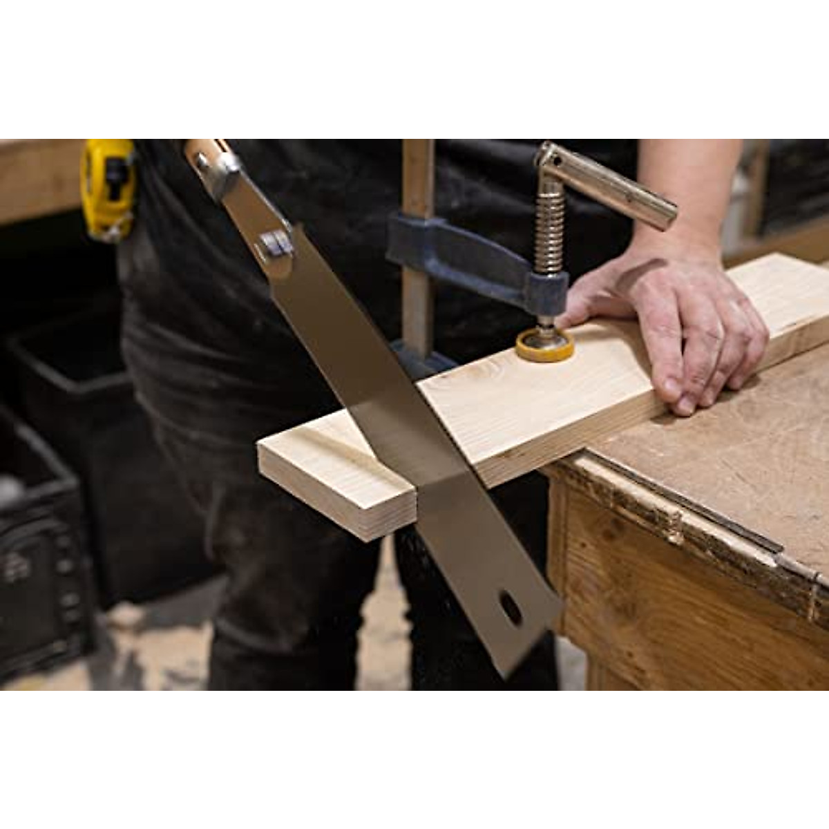 Set of 2 - Ryoba Japanese Pull Saw 9.5 Inch and Flush Cut Saw 6 Inch – Woodworking Tools Ryoba Table Saw – Steel Blades and Wood Handles, Handsaw 2 Cutting Edges– Japanese Hand Saw for Carpentry, DIY