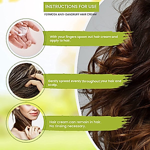 Fermosa Anti Dandruff Hair Cream - Anti Dandruff Moisturizing Cream, Hair Mask for Dry Hair & Scalp- 6.8oz/200g