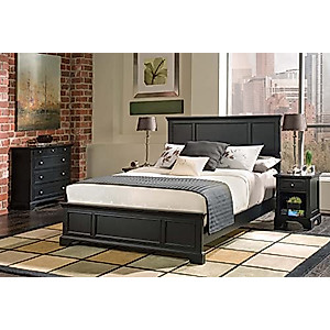 Homestyles Bedford Queen Bed, Black