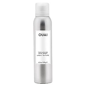 OUAI Texturizing Hair Spray. Add Texture and Volume While Absorbing Oil. Part Hair Spray, Part Dry Shampoo, the Spray Instantly Refreshes Hair. Free from Parabens and Sulfates (4.6 Oz)