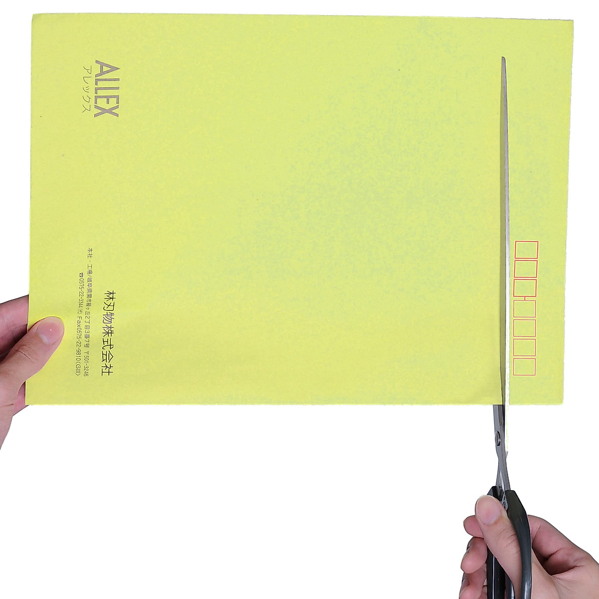 ALLEX Extra Long Scissors 13-3/4" Razor Sharp Japanese Stainless Steel Blade, Giant Scissors for Ribbon Cutting Ceremony & Paper Cutting, Large Scissors Heavy Duty Blade, Made in JAPAN