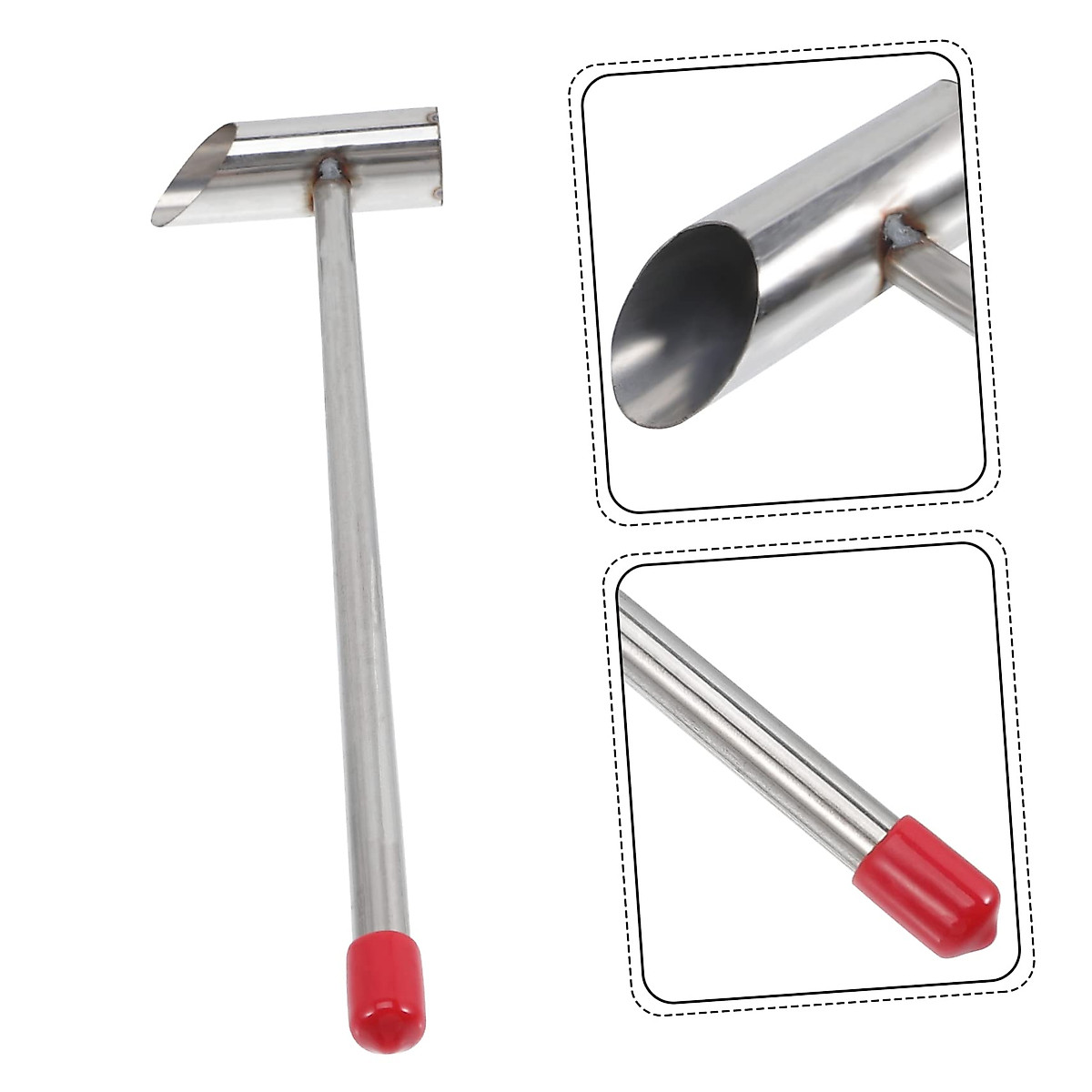 TIDTALEO marshmallow scoop cotton candy sugar scoop cotton candy floss spare parts little sugar scoop cotton candy utility scooper floss sugar salt scoop Metal Stainless steel Consumables