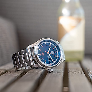 Luminox - Atacama Field Automatic - Mens Watch 44mm - Military Watch in Silver/White Date Function - 200m Water Resistant - Sapphire Glass - Mens Watches - Made in Switzerland, Blue, Bracelet