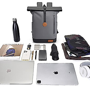 BANGE Fashion Laptop Backpack for 15.6Inch Laptop, Water Resistant Travel Business Backpacks for Men and Women…