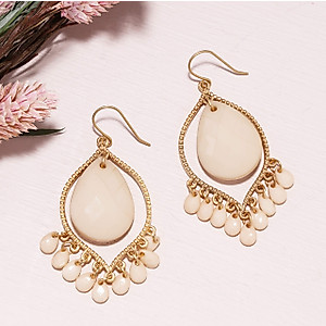 Bohemian Multi Beads Tassel Chandelier Dangle Drop Earrings for Women