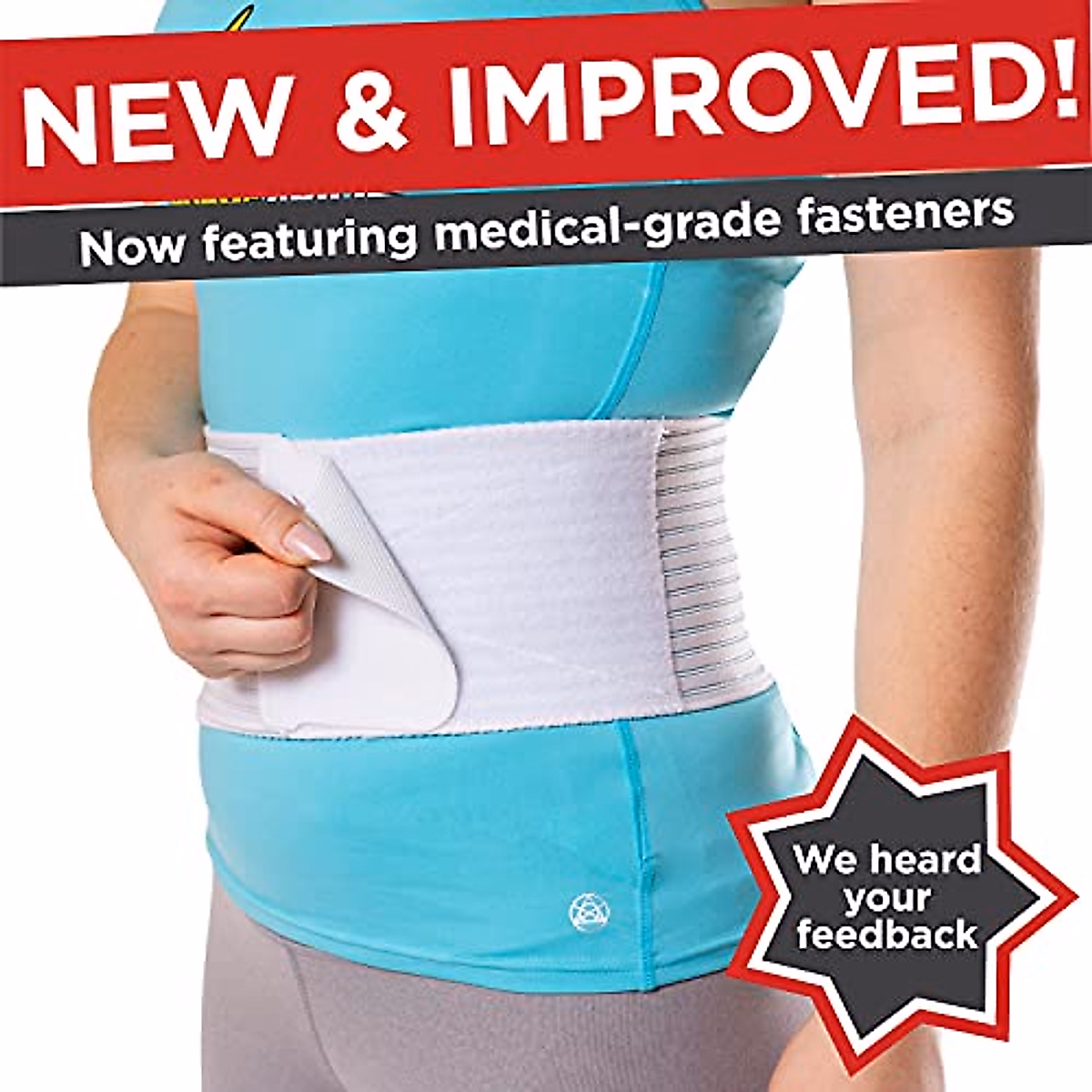 BraceAbility Hernia Belt for Men & Women | Stomach Truss Binder with Compression Support Pad for Abdominal, Umbilical, Navel & Belly Button Hernias - S/M (New & Improved) Fits 28"-38"