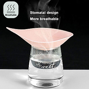 KAHIOE 1 pair teardrop shape latex breast pad Insert Women's Bra Pads Breast Enhancer Chest Push Up Cups for Swimsuits Yoga (Black, M)