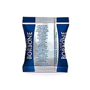 Caffe Borbone Compatible Nespresso 100 Espresso Pods, Blue Blend with Refined Taste, Powerful Character and Intense Aroma, Roasted and Freshly Packaged in Italy