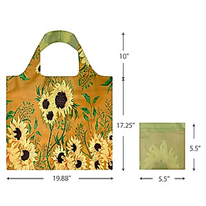 Wrapables AllyBag Collection Reusable Shopping Bag, Sunflowers Harvest