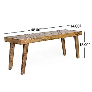 Christopher Knight Home Bench, Natural