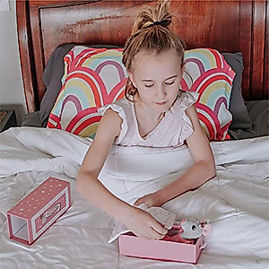 Foothill Toy Co. Mice in Boxes - 'Pearl The Tooth Fairy Mouse' Playset with Stuffed Animal and a Keepsake Pouch