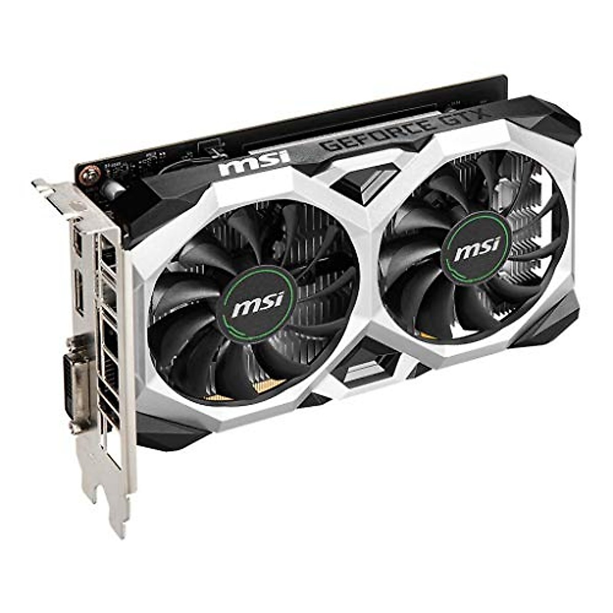 MSI Gaming GeForce GTX 1650 128-Bit HDMI/DP/DVI 4GB GDRR6 HDCP Support DirectX 12 VR Ready OC Graphics Card (GTX 1650 D6 Ventus XS OC)