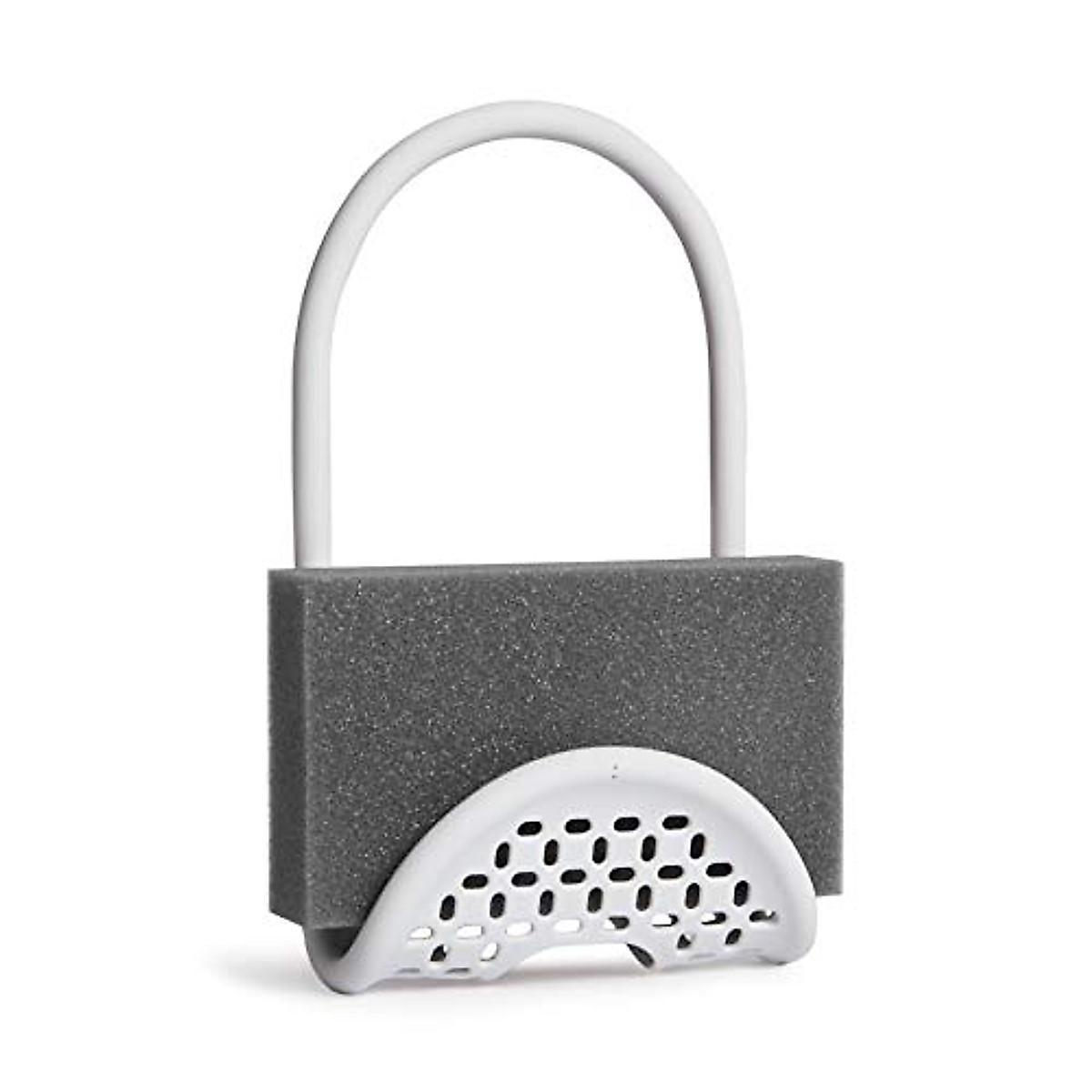 Umbra Sling Kitchen Sink Accessory, Single-Sided Sponge Holder, White