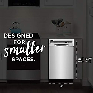 FRIGIDAIRE FFBD1831US Dishwasher, 18 inches, Stainless Steel