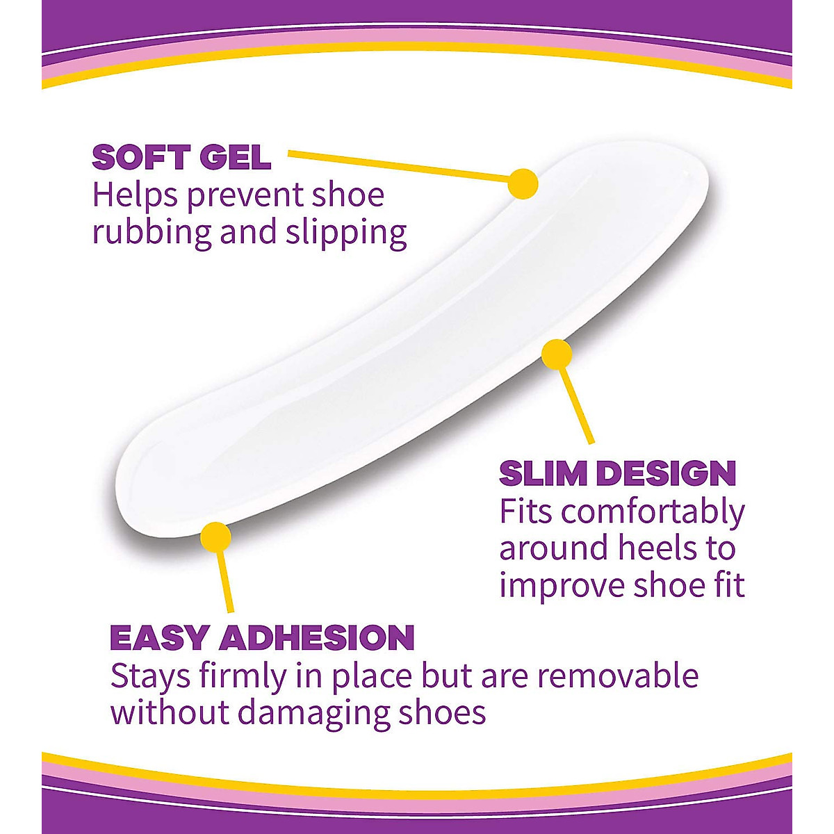 Dr. Scholl's Stylish Step Gel Heel Liners, 1 Pair - One Size fits All