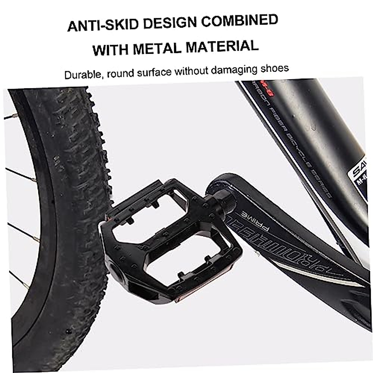 Kisangel 2 Pairs Accessories for Bikes Travel Accessories Bike Accessories for Kids Cycle Pedals Bike Pedals with Straps Bike Pedals Repair Pedal for Bicycle Aluminium Alloy Pedal Ball BMX