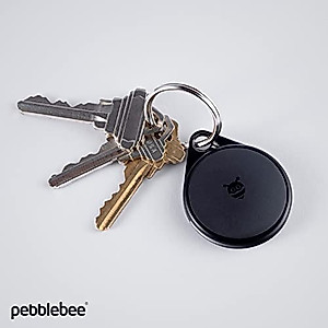 Pebblebee Clip & Card Combo (2xClip, 2xCard) | Rechargeable Item Tracker | Compatible with Apple Find My | 500ft Bluetooth | Water Resistant | Bright LED | Loud Sound