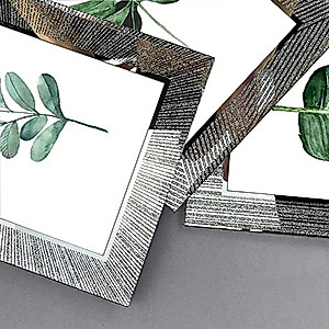 ZBEIVAN 8x10 Picture Frames 3-Pack Ornament Sparkling Glass Silver Glittery Mirrored Edge Vertical Horizontal Desk Tabletop Standing 10x8 Photo Frame