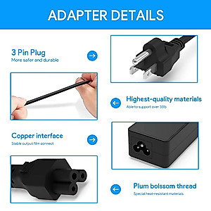 USB-C Type C Charger for Laptop Chromebook Tablet Phone Compatible 45w 65w Replacement for Dell Latitude 5285 5290 5520 5420 Dell Chromebook 5190 3400 3100 Dell XPS 13 9550 Adapter Power Cord