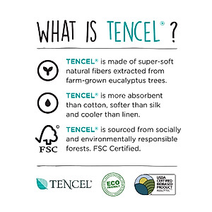 The Shrunks Natural Fibre Crib-Sized Water-Proof Fitted Sheet (2 Pack Crib/Toddler, Grey)