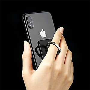BUNKER RING Edge Japanese Style Design, Designed by Japanese Designer, Cell Phone Ring Grip Stand , 360°Rotation Metal Ring, Compatible with Most Smartphones (JP Pink), BKREG-JP