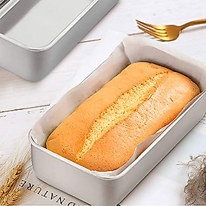 TeamFar Loaf Pans for Baking Bread, 9¼" × 5" Bread Loaf Pan Meatloaf Pan Stainless Steel for Home Kitchen, Healthy & Durable, Oven & Dishwasher Safe - Set of 2