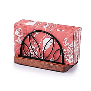 Napkin Holders for Table and Kitchen,YEPATER Wooden Paper Napkin Holder for Dinner Classic Home