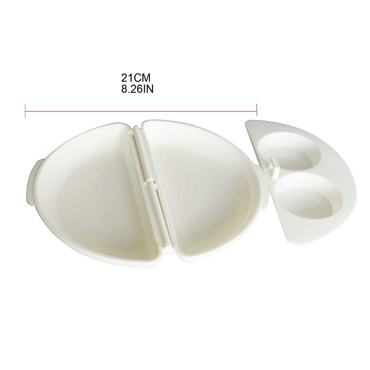 DGFJY Egg Breakfast Pan Microwave Omelet Pan Egg Poacher Egg Maker Easy To Use Non-Stick Breakfast Egg Cooking Tool For Baking Microwavable Omelet Cooker