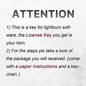 Cloudray LightBurn Software G-Code Lightburn Core for Most Blu-ray Engraving Machine