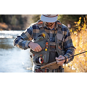 fishpond Flint Hills Men's Fly Fishing Vest - Gravel