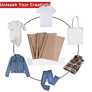 3 Pack PTFE Teflon Sheet for Heat Press Transfer Sheet 16" x 12" Non Stick Heat Transfer Paper Washable Reusable Heat Resistant Baking Sheets Craft Mat (Brown)