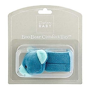 Stephan Baby Boo Bear Comfort Toy and Boo Cube Set, Blue Bear