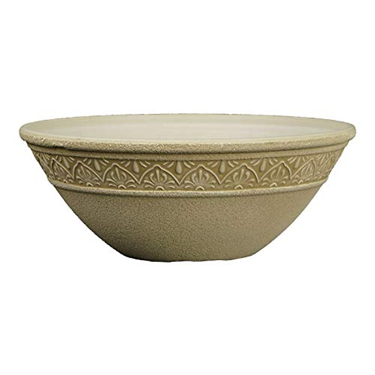Classic Home and Garden Moroccan Bowl planters, 10", Desert
